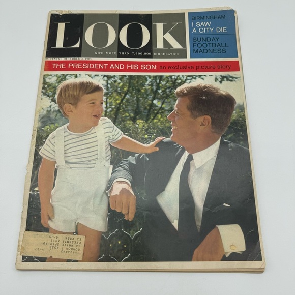 LOOK | Accents | Look Magazine 963 The President And His Son Vintage ...